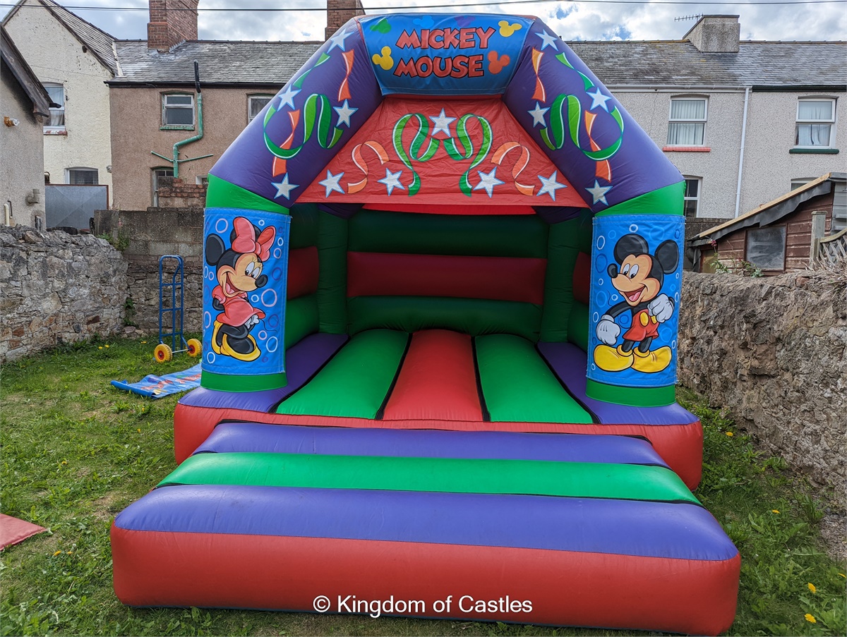 14ft x 12ft Mickey Mouse Castle - Event Equipment Hire in Denbighshire ...