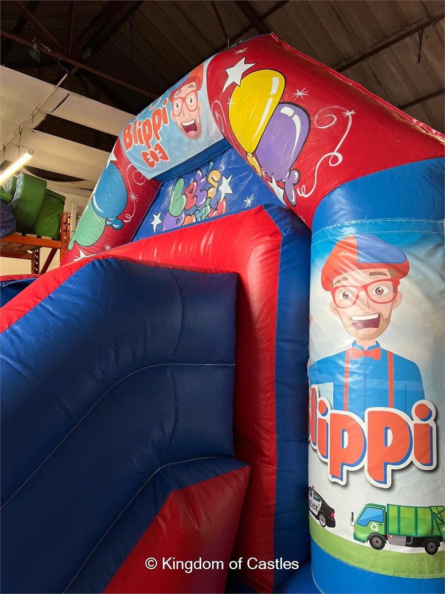 18ft x 12ft Blippi Front Slide - Event Equipment Hire in Denbighshire ...