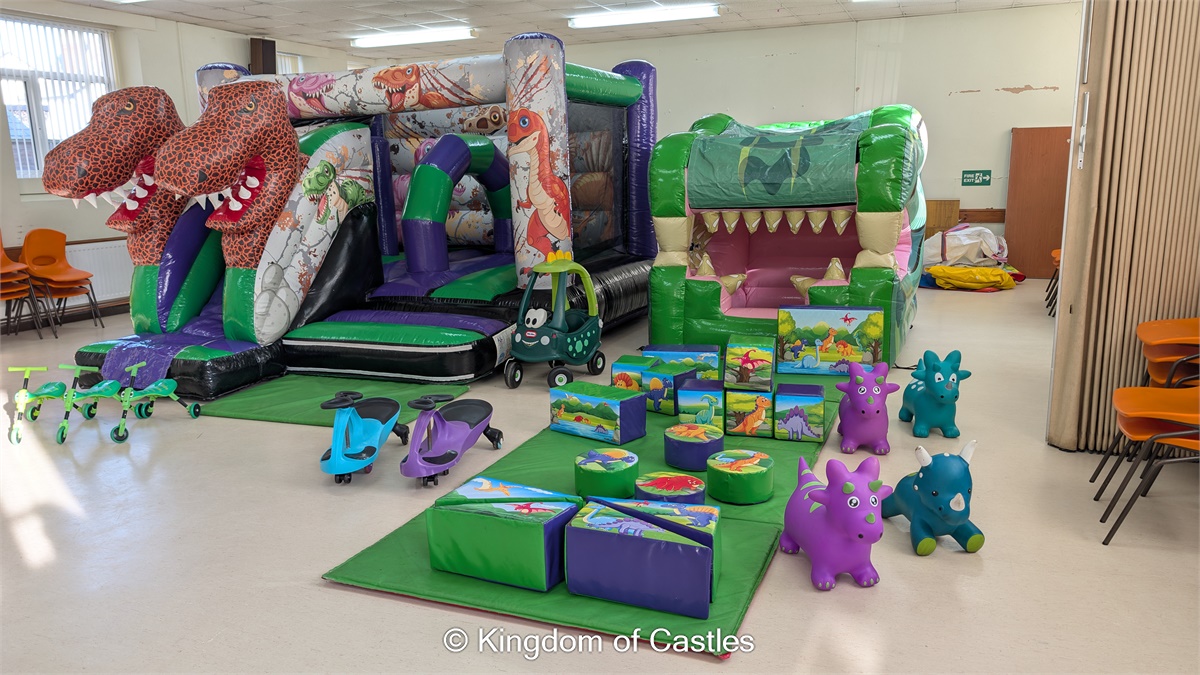3D Dinosaur Soft Play Package - Event Equipment Hire in Denbighshire ...
