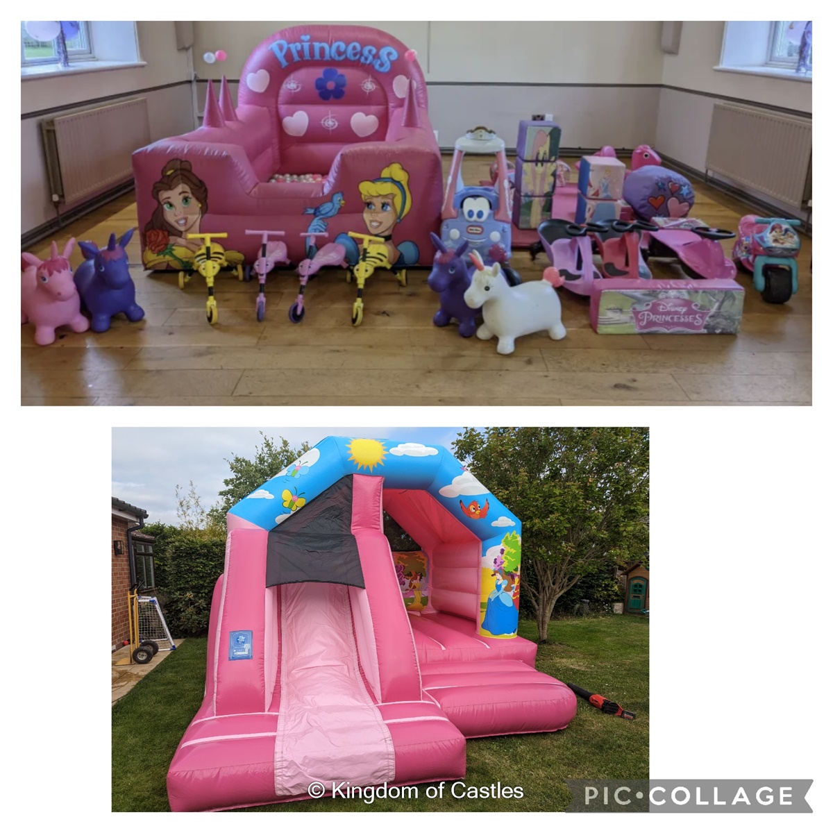 Princess Front Slide Soft Play - Event Equipment Hire in Denbighshire ...