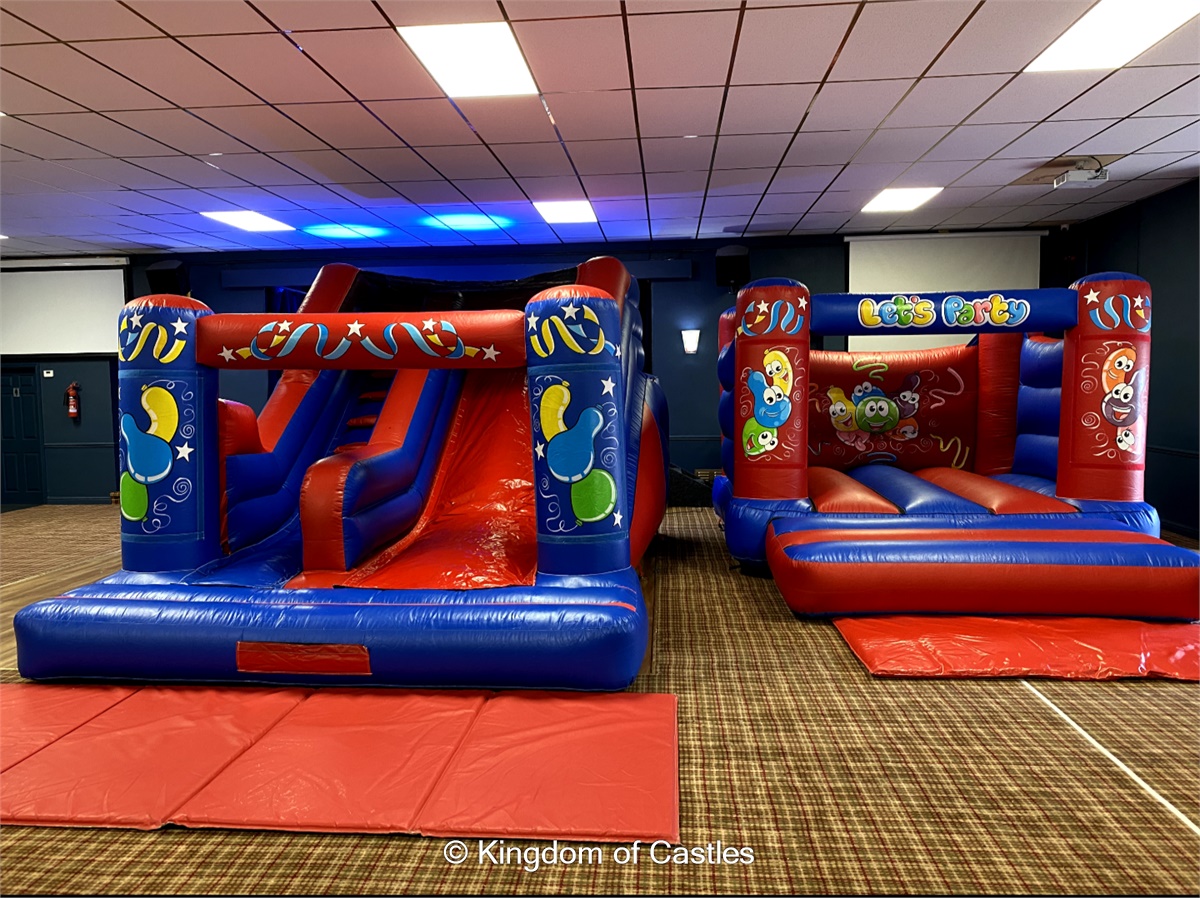 Red & Blue Castle & Slide - Event Equipment Hire in Denbighshire, Conwy ...