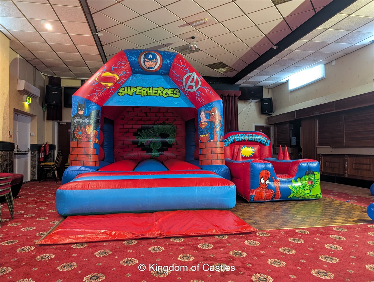 Superhero Castle & Ball Pit - Event Equipment Hire in Denbighshire ...